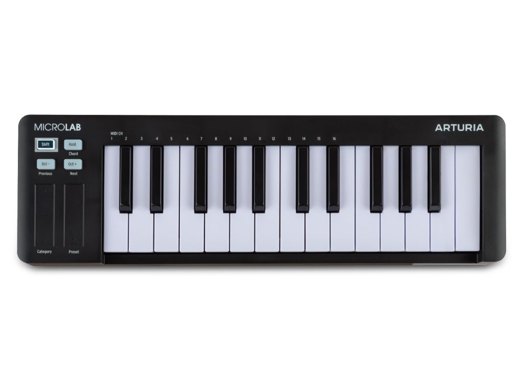 Arturia MicroLab MK3 Black kopen? | MIDI Keyboards | ToneControl.nl